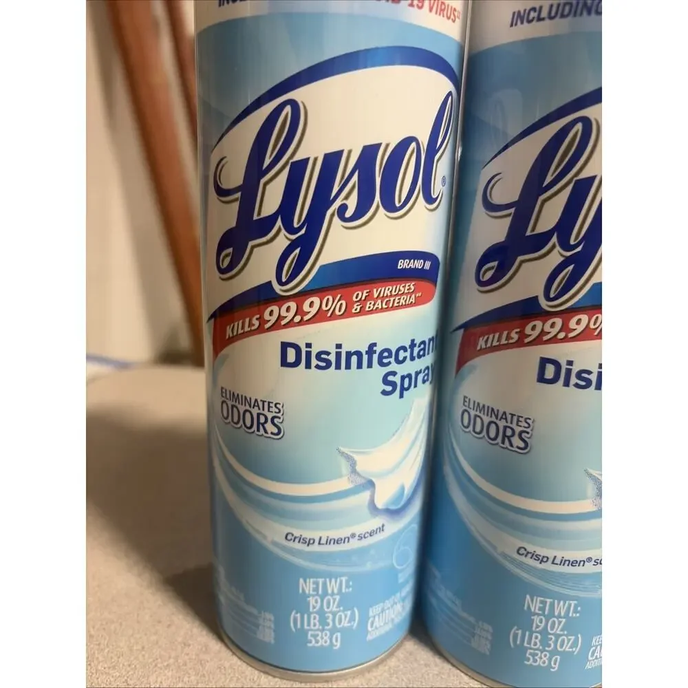 Does not apply | Other | 3 Pack Lysol Disinfectant Spray Crisp Linen ...